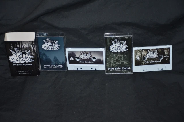 DEFEAT 'TEN YEARS Of Silence' Double Black Cassette. Graveland,Kataxu ...