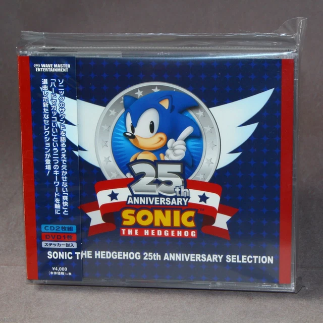 SONIC THE HEDGEHOG 25th Anniversary Selection Sega Game Music CD OBI ...