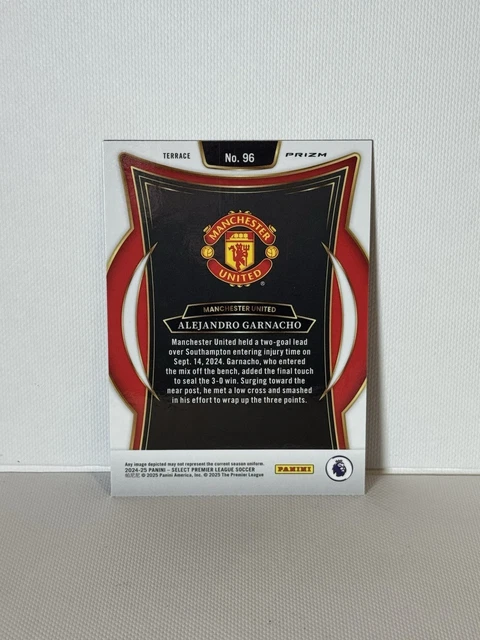 2024-25 PANINI SELECT EPL Alejandro Garnacho Blue Prizm Terrace Man ...