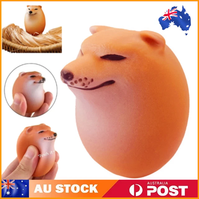 SHIBAKO DOG SQUISHY Egg Slow Rising Squishy Fidget Toys Funny Stress ...