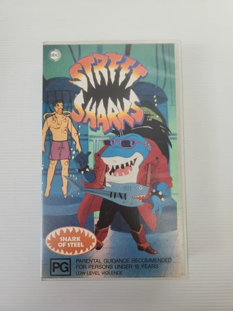 STREET SHARKS VHS Movie 1994 Animated Cartoon Series, Shark Of Steel ...