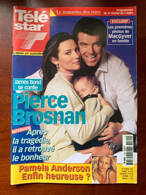 TELE STAR DU 22/02/1999; Interview Pierce Brosnan/ Pamela Anderson/ Mac ...