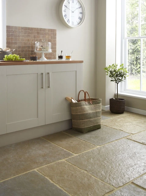TUMBLED UMBRIAN (JAIPUR) Limestone Floor Tiles Flagstones Grand Opus ...
