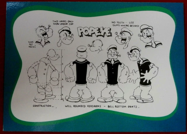 POPEYE - CARD #96 - THE CONSTRUCTION OF POPEYE - Card Creations 1994 £5 ...