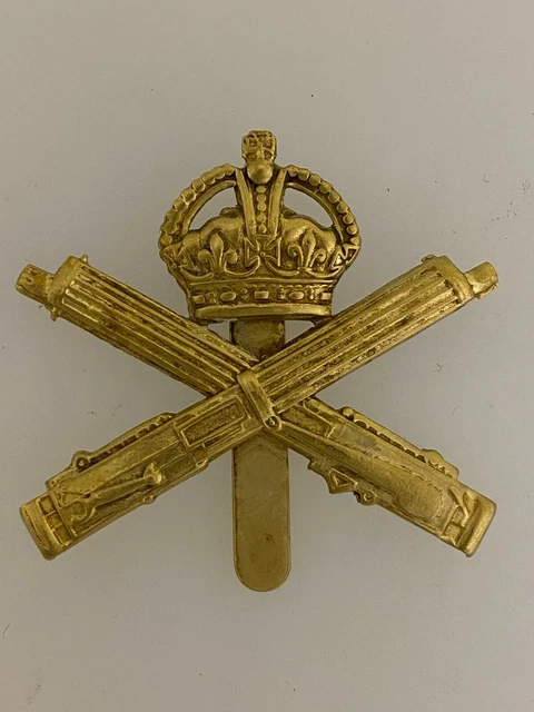 BRITISH ARMY WWI Machine Gun Corps Brass Metal Cap Badge M.G.C. £10.95 ...