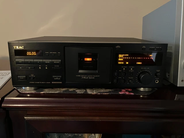 TEAC V-5000 HIGH End 3-Head Dual Capstan CASSETTE DECK Ex. Cond - Free Shipping EUR 333,38 ...