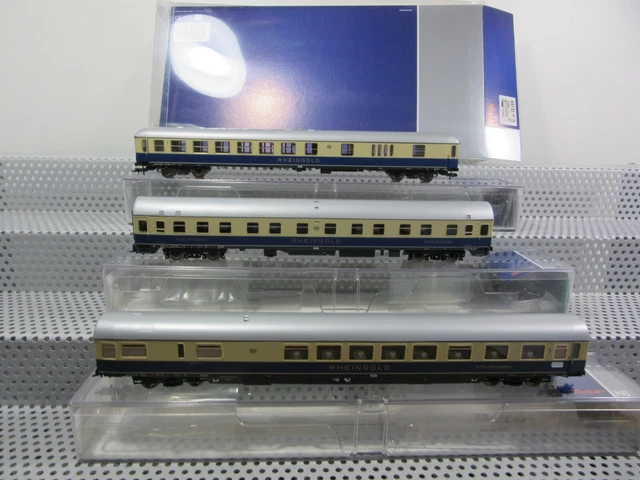ROCO H0 64135 Personenwagen "Rheingold" 1. Klasse Set 3-teilig der DB in OVP EUR 299,90 ...