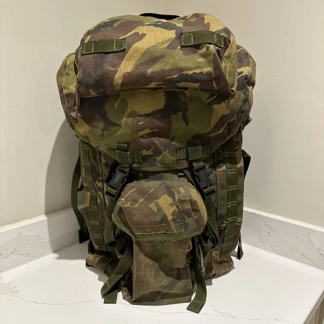 GENUINE BRITISH ARMY Military Bergen DPM Camo Rucksack Short Back £49. ...
