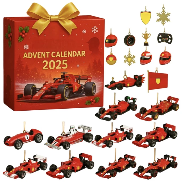 2025 F1 TEAM Advent Calendar Formula 1 Car Racing 24Day Christmas ...