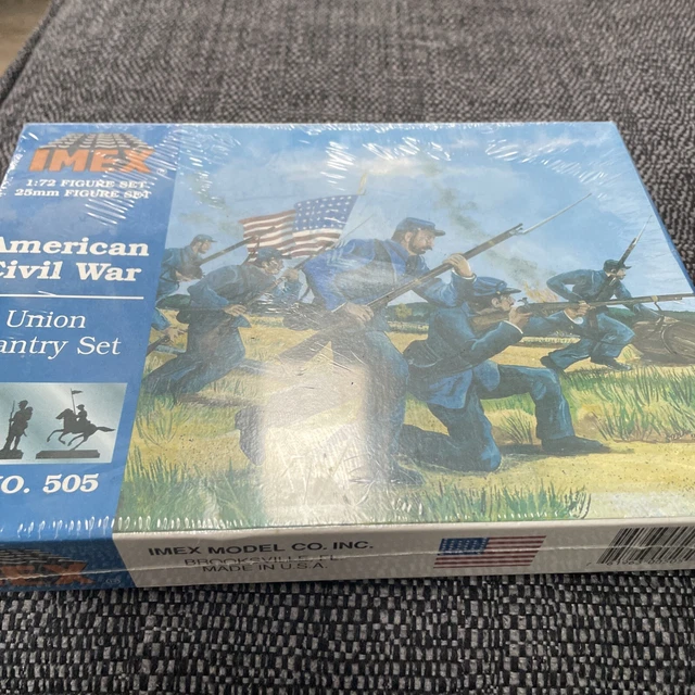 IMEX 1/72 SCALE American Civil War Union Infantry Set No 505 £10.00 ...