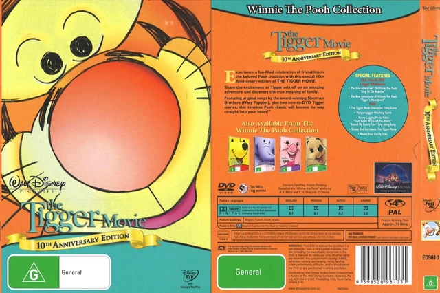 798 AA NEW Sealed Dvd Region 4 Disney The Tigger Movie $11.80 - PicClick AU