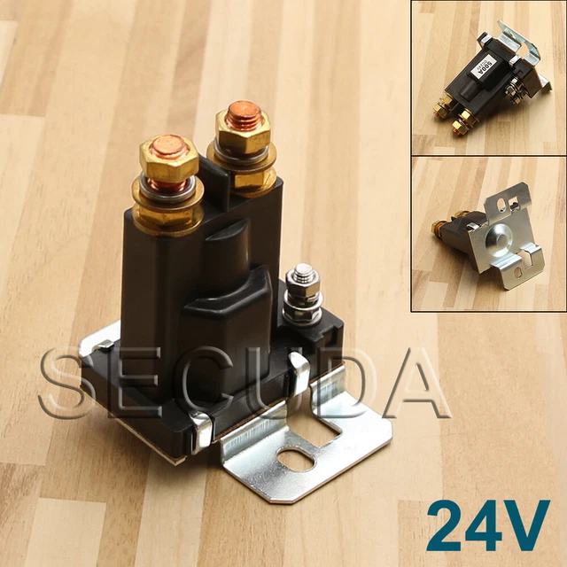 4 PIN 500A 24V Car Auto Power Switch Dual Battery Isolator Relay Start ...