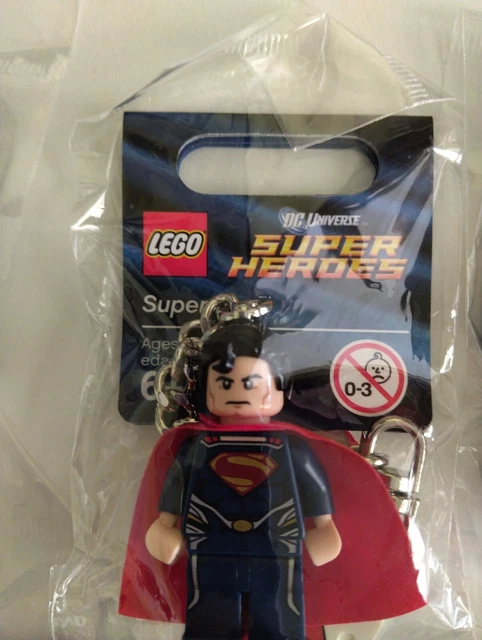7 X LEGO Keychains Marvel DC Hulk Spiderman Joker Superman Batman ...