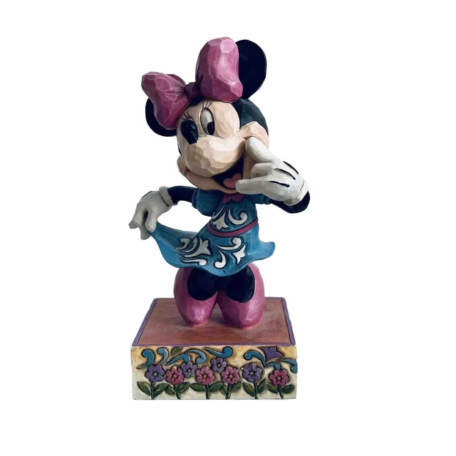 RARE DISNEY TRADITIONS Minnie Mouse Call Me F4049638 Figure Jim Shore ...