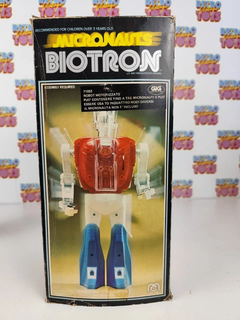 BIOTRON MICRONAUTS MICRONAUTI Vintage Robot Gig Mib Deadstock 1976 Mego ...