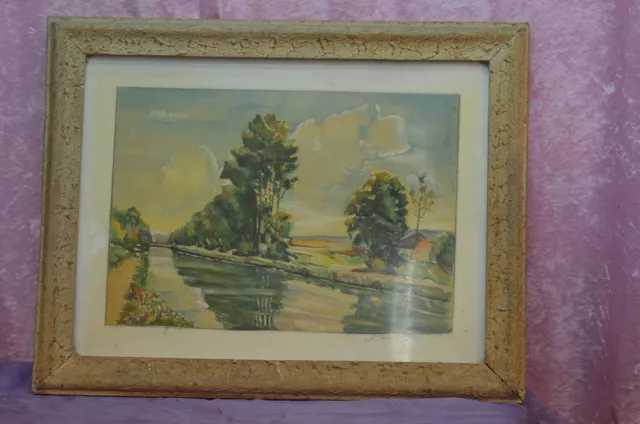 ANCIEN TABLEAU Dessin Estampe Gravure Signe A Zanini Pas Peinture Sur ... ANCIEN TABLEAU Dessin Estampe Gravure Signe A Zanini Pas Peinture Sur ...