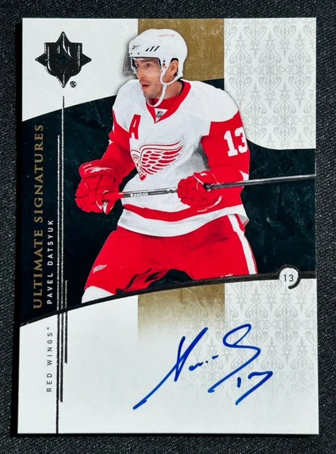 2009-10 UD ULTIMATE Signatures PAVEL DATSYUK Auto Red Wings $123.50 ...