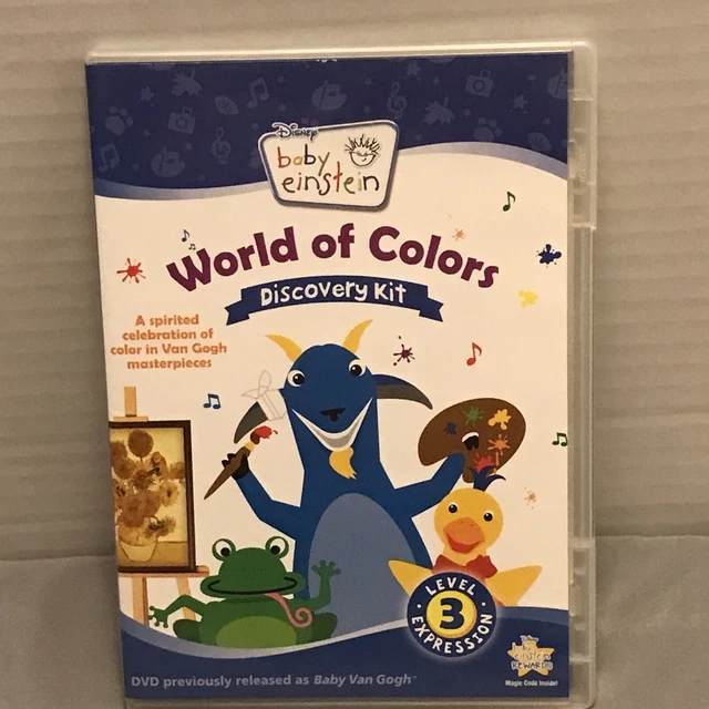 BABY EINSTEIN WORLD of Colors Van Gogh Discovery Kit DVD/CD (EUC) $26. ...
