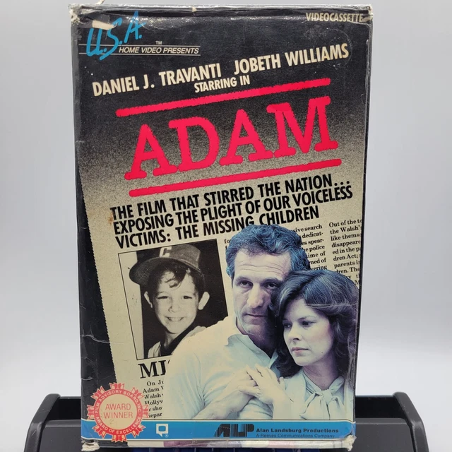 ADAM (VHS, 1985, USA Home Video) RARE big box rental copy w/clamshell ...