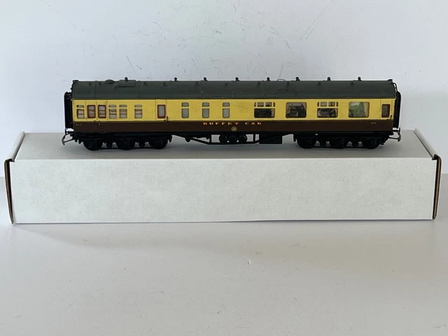 OO GWR HIGH quality Kit built 12 wheeled Buffet Car with fine scale ...