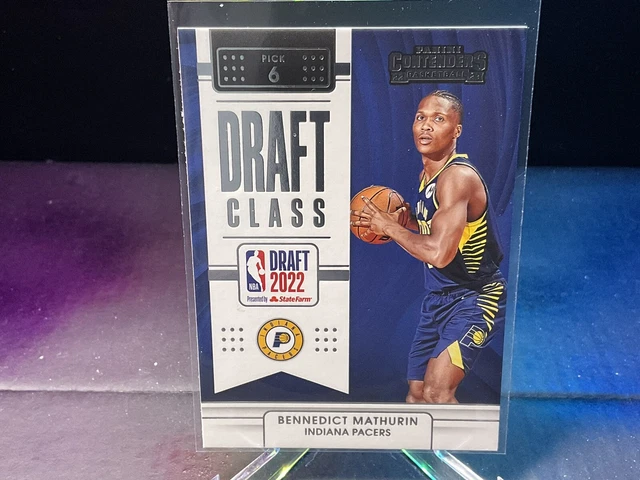 2022-23 CONTENDERS BASKETBALL NBA Bennedict Mathurin Draft Class #1 ...