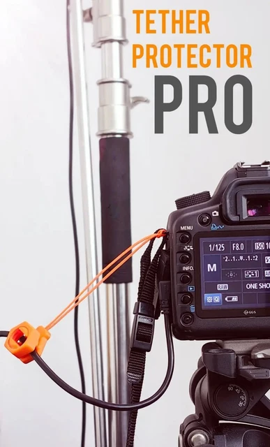 TETHER DSLR CAMERA Digital USB Cable Lock Clip Clamp Protector £9.99 ...