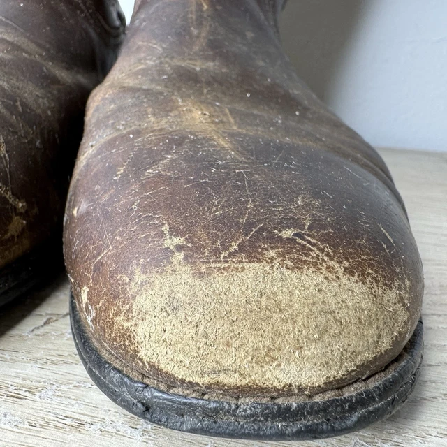ARIAT HERITAGE ROPER Brown Leather Round Toe Cowboy Boots 35525 Mens ...