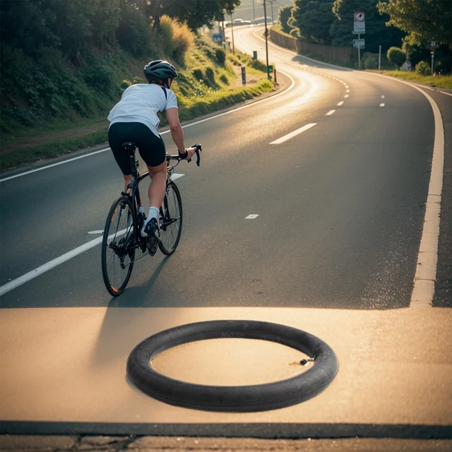 HIGH PERFORMANCE INNER Tube 16*2.125 Black Outer Tire Puncture ...