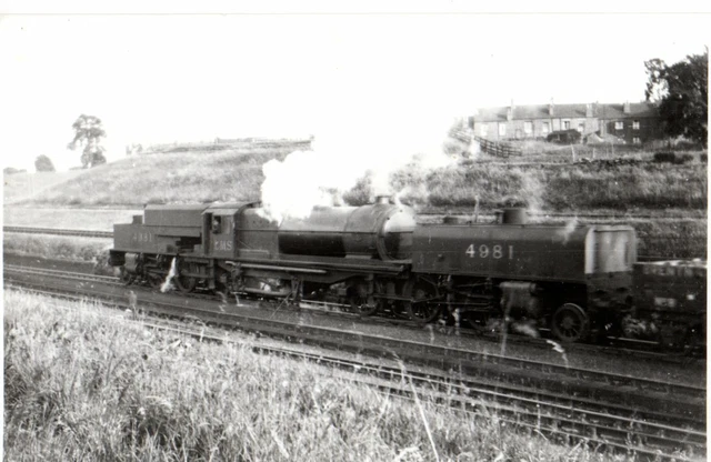 RAIL PHOTO LMS Beyer Garrett 4981 Nr Rugby Warwickshire LNWR £2.39 ...