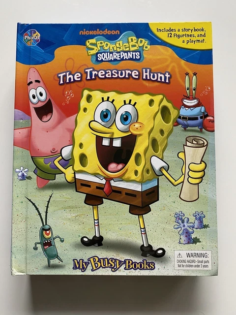 SPONGEBOB SQUAREPANTS, RARE My Busy Books SEALED WITH ALL FIGURINES $29 ...