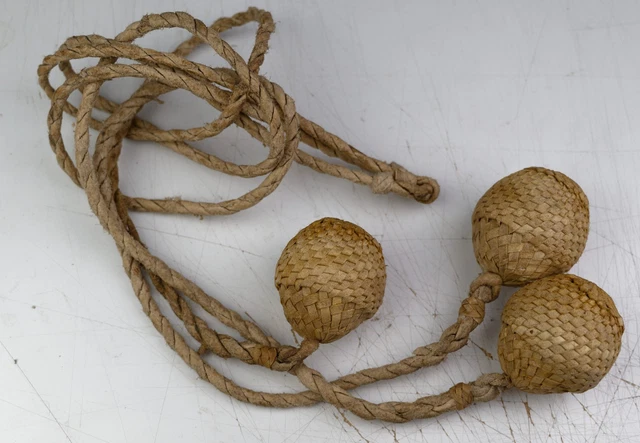 BOLAS BOLEADORAS LASSO à boules de gaucho ancien EUR 80,00 - PicClick FR