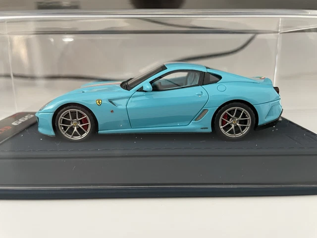 1/43 BBR DELUXE Calisto Ferrari 599 GTO Baby Blue Rare No MR Makeup ...