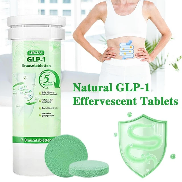LERCEA GLP-1 EFFERVESCENT Tablets, Natural GLP-1 Effervescent Tablets ...