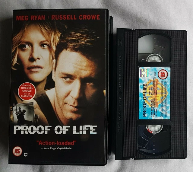 PROOF OF LIFE (VHS) Warner BIG BOX - Russell Crowe + David Morse ...