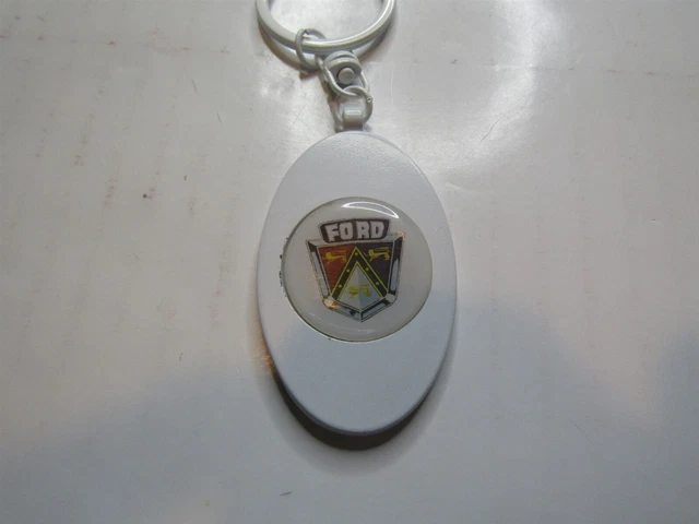 1940'S 1950'S 1960'S FORD CREST EMBLEM LOGO VINTAGE KEYCHAIN KEYRING ...