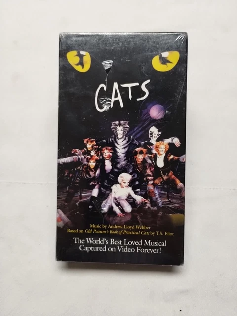 CATS : THE Musical VHS Tape Movie 2000 Factory Sealed Vintage ...
