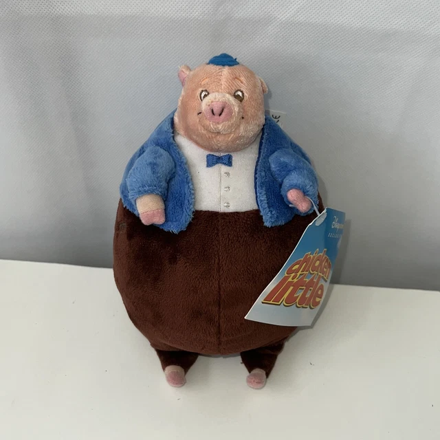 DISNEY STORE CHICKEN Little Mini Bean Bag Plush Runt Pig 8" £29.99 ...