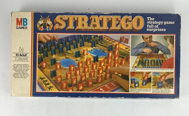 VINTAGE MB GAMES Stratego Board Game Strategy Game for 10 Years+ ...
