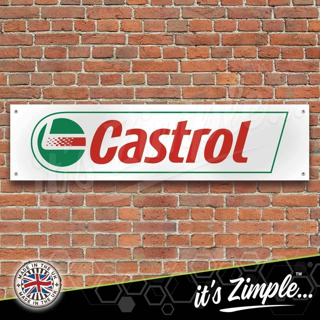 CASTROL MOTOR OIL logo Banner Garage Workshop Sign Printed PVC ...