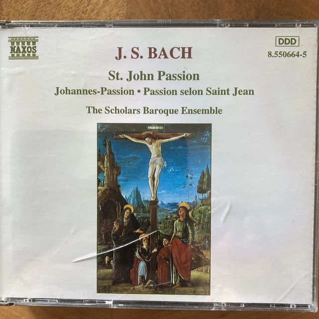 ST. JOHN PASSION von Johann Sebastian Bach, The Scholars Baroque Ensemble (CD, EUR 1,99 ...