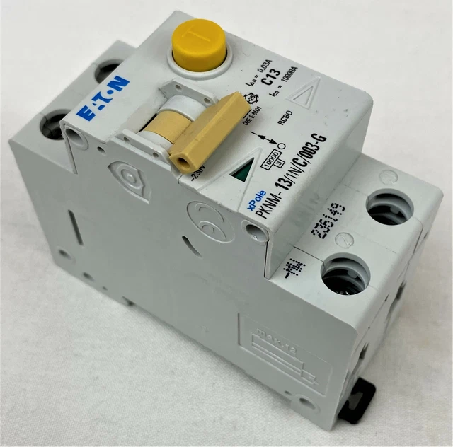 INTERRUTTORE COMBINATO EATON PKNM-13/1N/C/003-G-MW serie FI-LS Moeller, usato EUR 49,00 ...