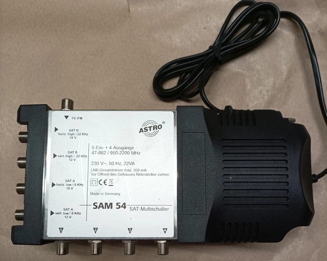 ASTRO SAM 54 SAT - Multischalter EUR 25,00 - PicClick DE