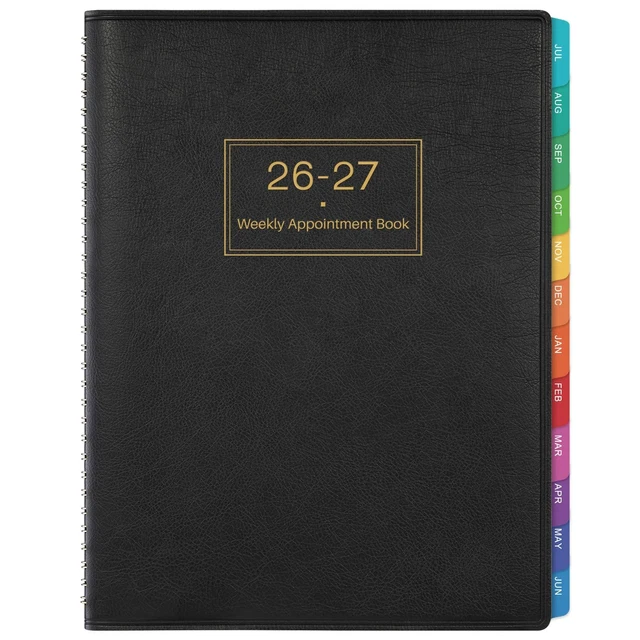 APPOINTMENT BOOK 2026-2027 A4 Diary 2026 2027 from Jul 2026 to Jun 2027 ...