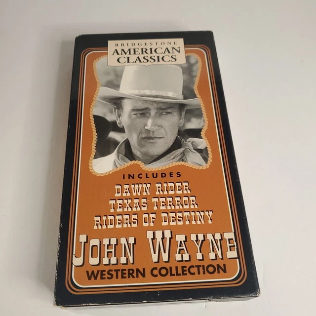JOHN WAYNE WESTERN Collection VHS Dawn Rider Texas Terror Riders of ...