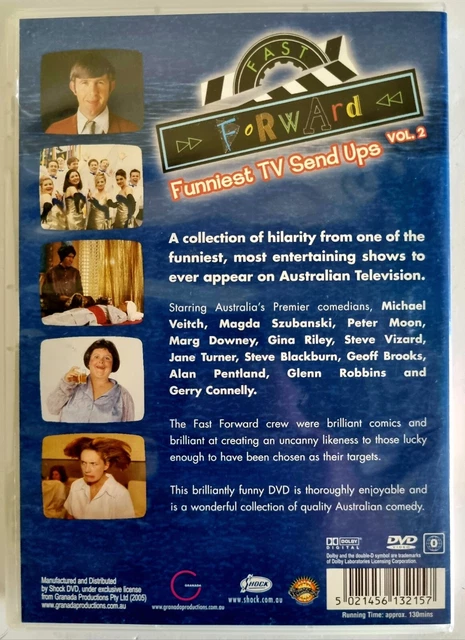 FAST FORWARD - Funniest TV Send Ups: Vol 2 Jane Turner Gina Riley Glenn ...