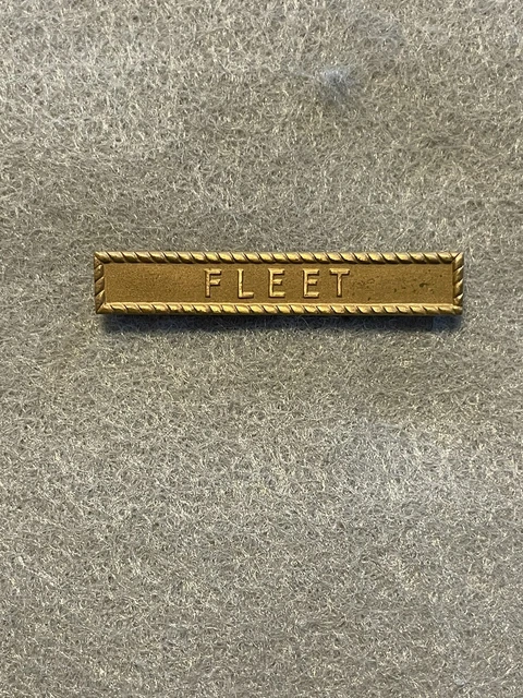 WW2 US NAVY/USMC/USCG American Defense Medal “Fleet” Clasp - Pin/Badge ...