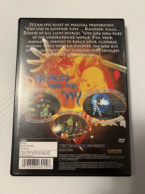 Breath Of Fire Dragon Quarter Ps2 Capcom Cib Eur 25 60 Picclick Fr