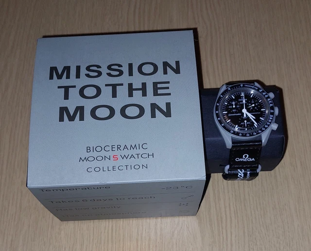 OMEGA X SWATCH Bioceramic Moonswatch Collection Mission to The Moon £ ...