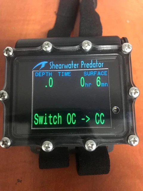 SHEARWATER PREDATOR DIVE computer £600.00 - PicClick UK