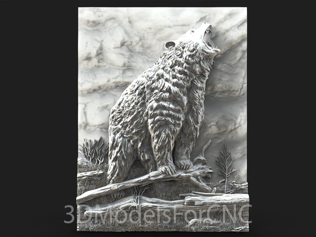 3d Model Stl File For Cnc Router Laser And 3d Printer Bear 1 £2 48